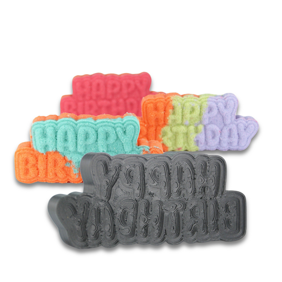 Happy Birthday Bath Bomb Mold. Great Gift on Birthdays – The Bath Time